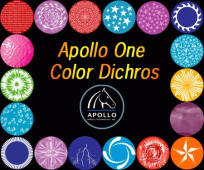 Apollo Standard One Color Dichroics, B Size | Gobos on NewLighting.com