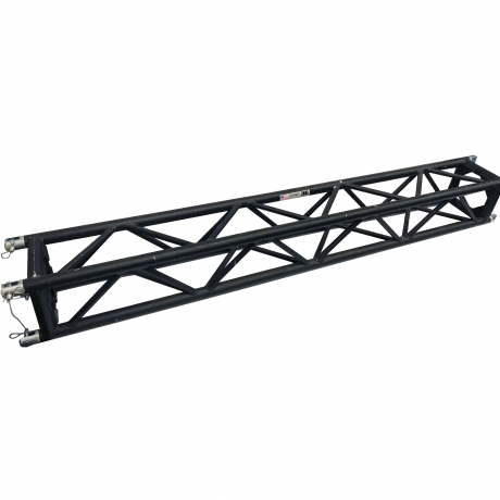 XSF 12" x 8' Spigoted Diamond Truss, Black | Truss on UsedLighting.com